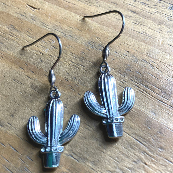 Saguaro Cactus Earrings – Duct Tape and Denim