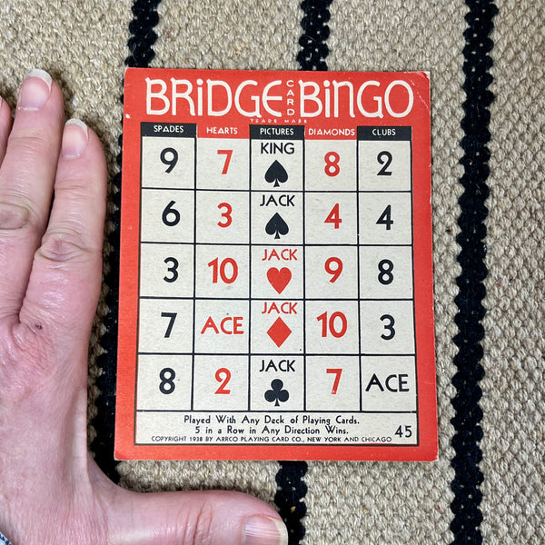 Vintage Bridge Card Bingo – Duct Tape and Denim
