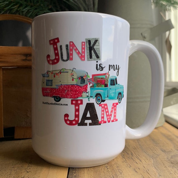 Junk is My Jam Coffee Mug - 11 oz or 15 oz – Duct Tape and Denim