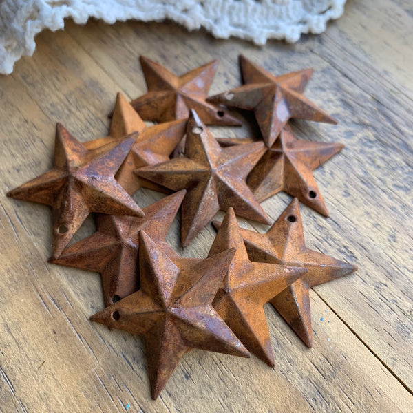 Rusty Metal Stars (10) - 1.5" Inch – Duct Tape and Denim