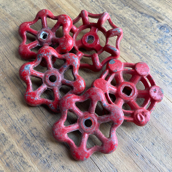 Vintage Red Faucet Handle (1) – Duct Tape and Denim